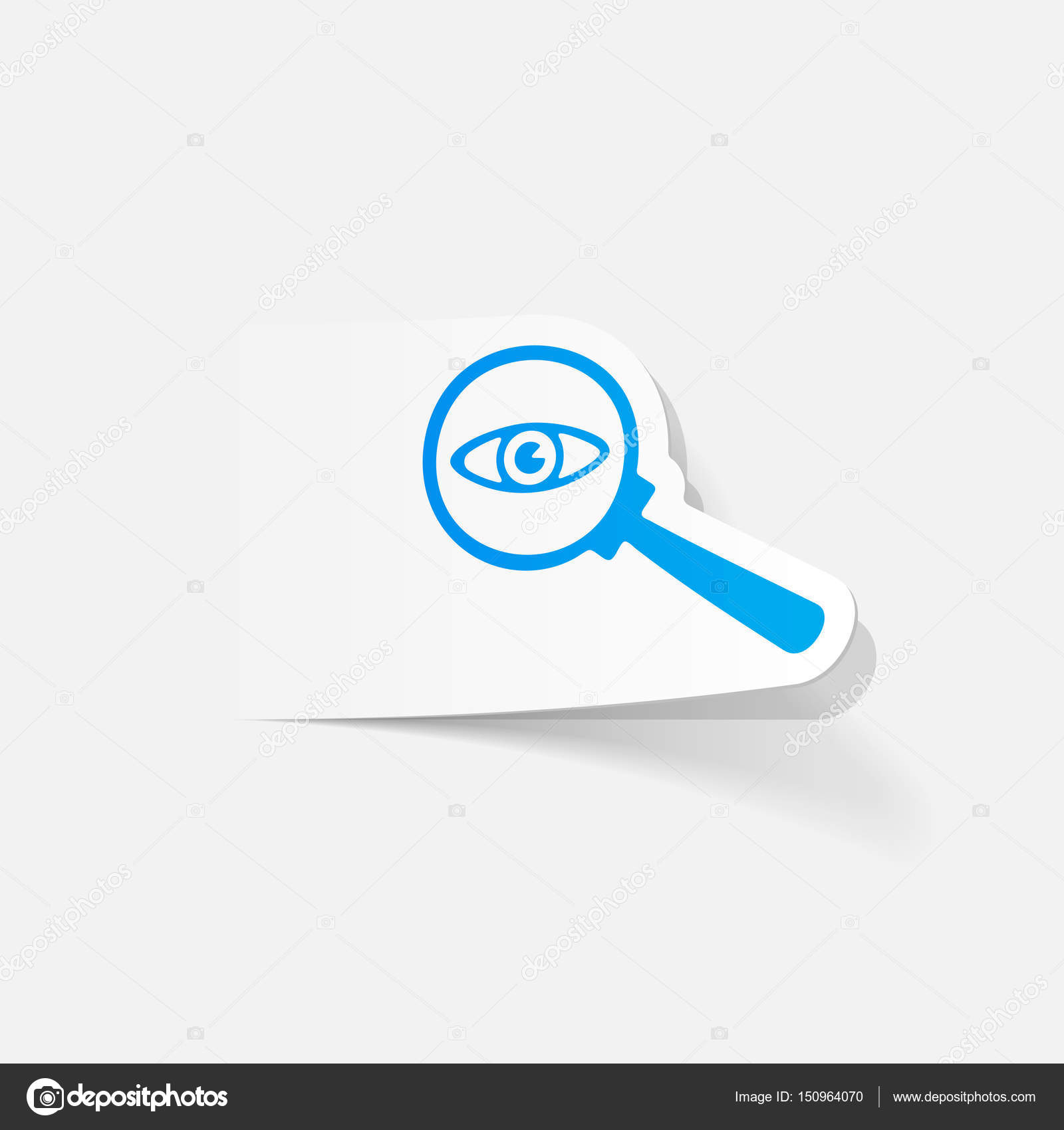 Detective - magnifier icon Stock Vector Image by ©Palau83 #150964070