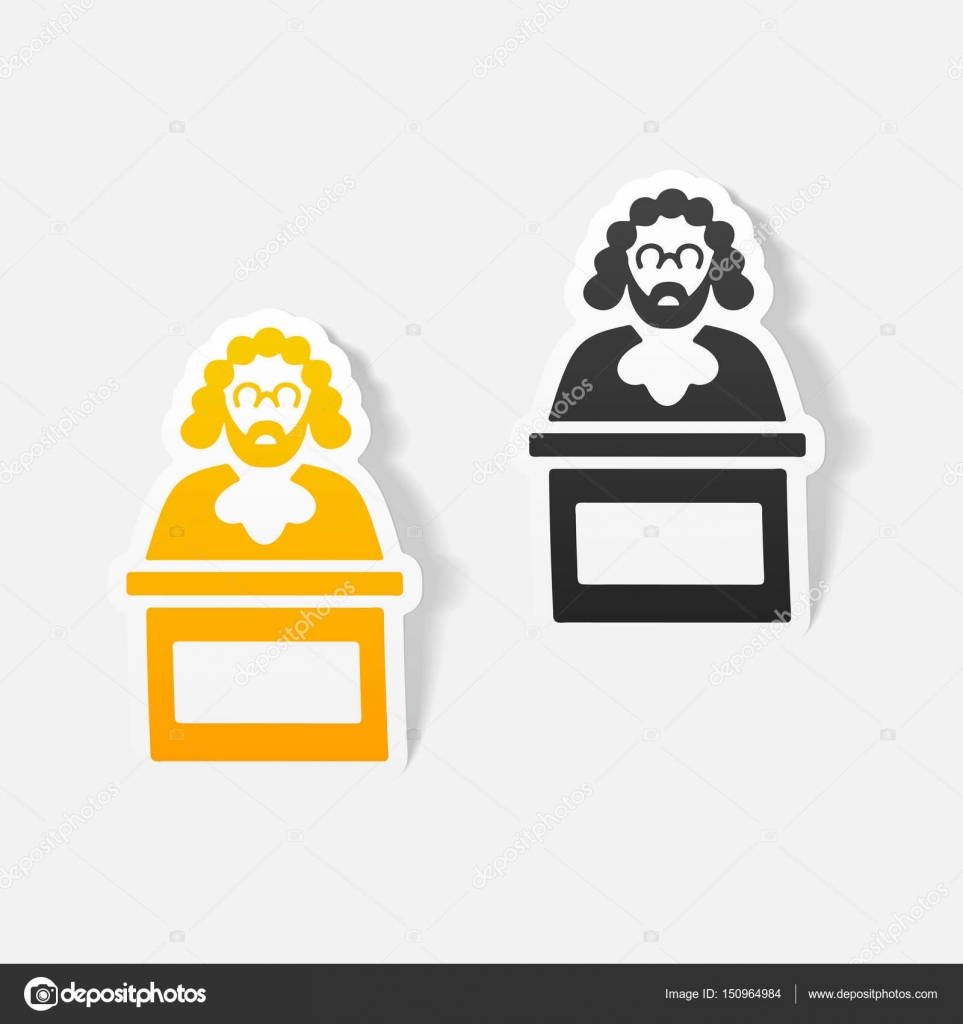 Juez icono conjunto Vector de stock #150964984 de ©Palau83