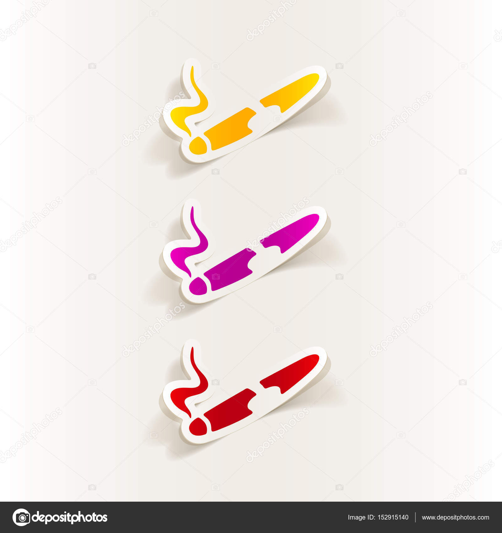 Cigar icon set Stock Vector Image by ©Palau83 #152915140