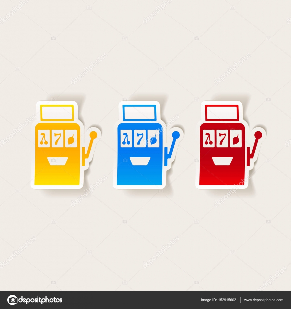 Slot machine icons set Stock Vector by ©Palau83 152915602