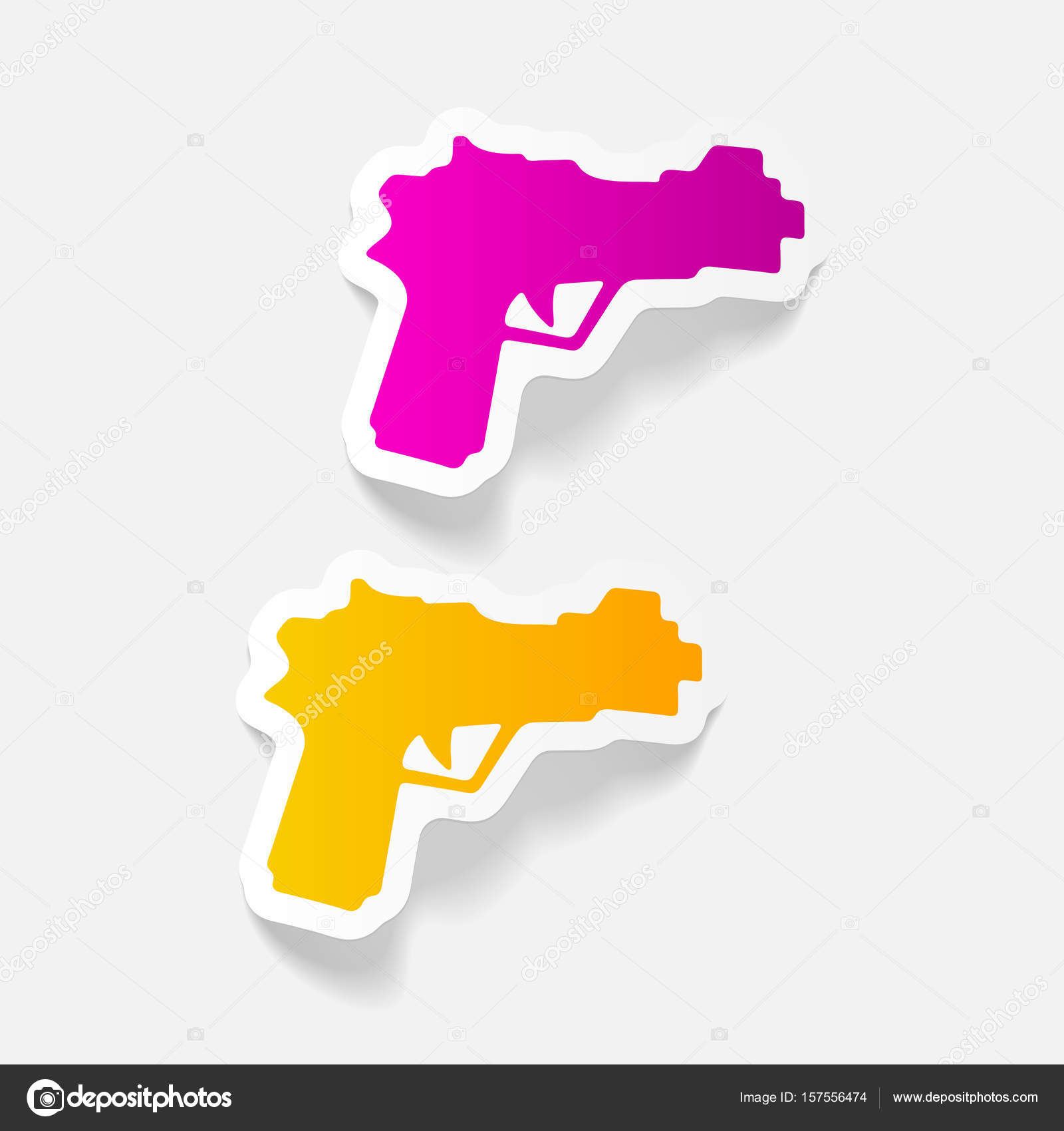 Design element: gun Stock Vector by ©Palau83 157556474