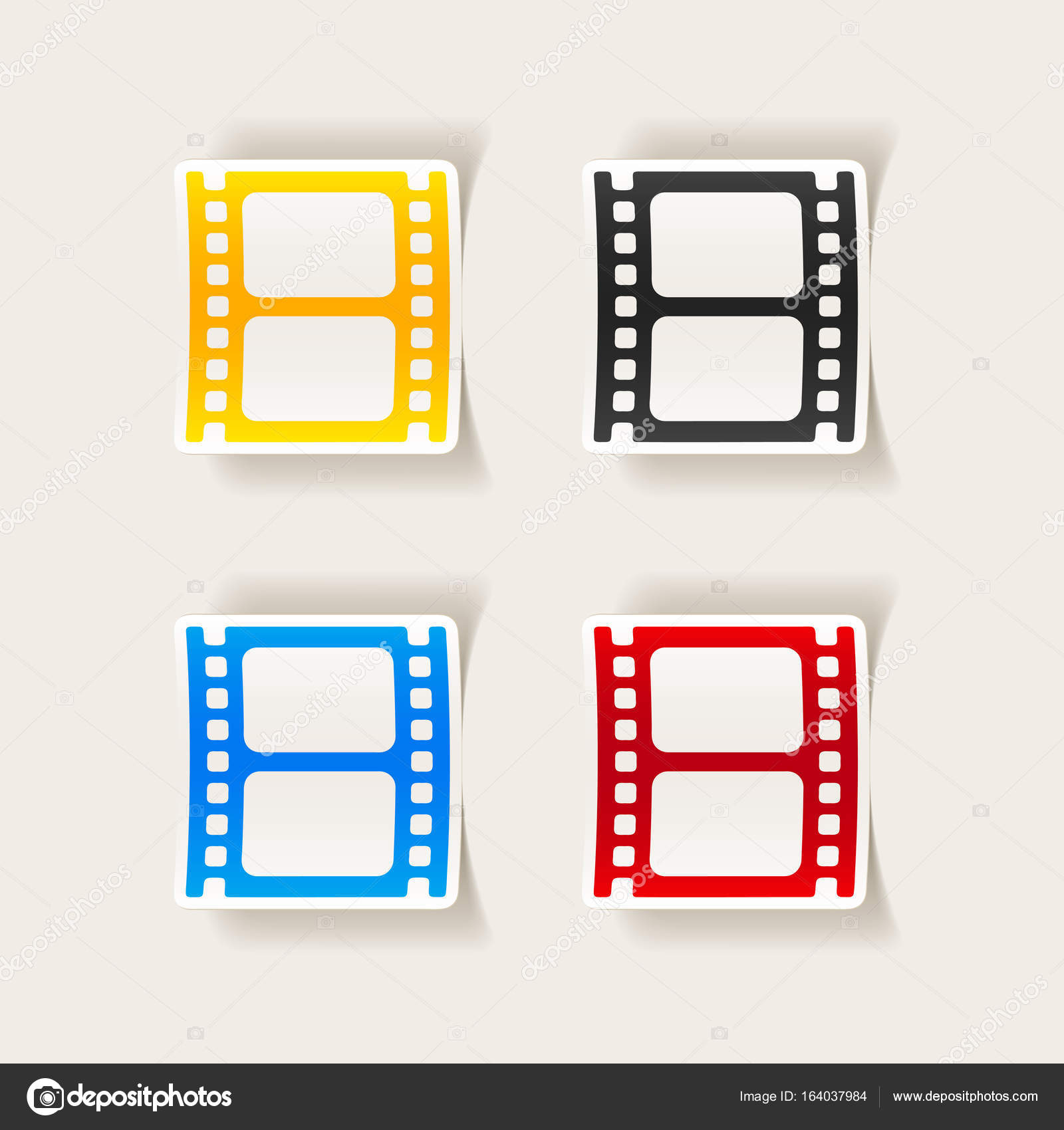 Realistic design element: film Stock Vector Image by ©Palau83 #164037984