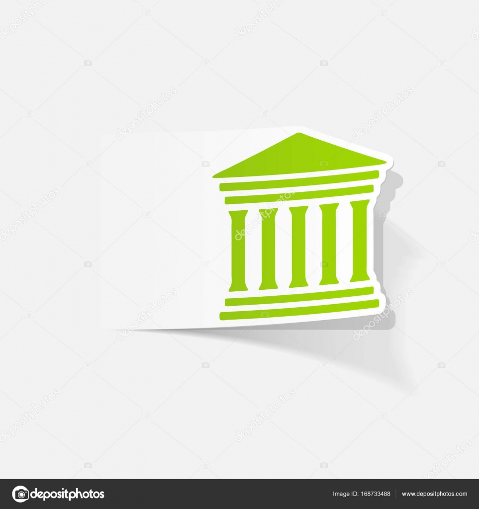 Realistic design element: courthouse Stock Vector by ©Palau83 168733488