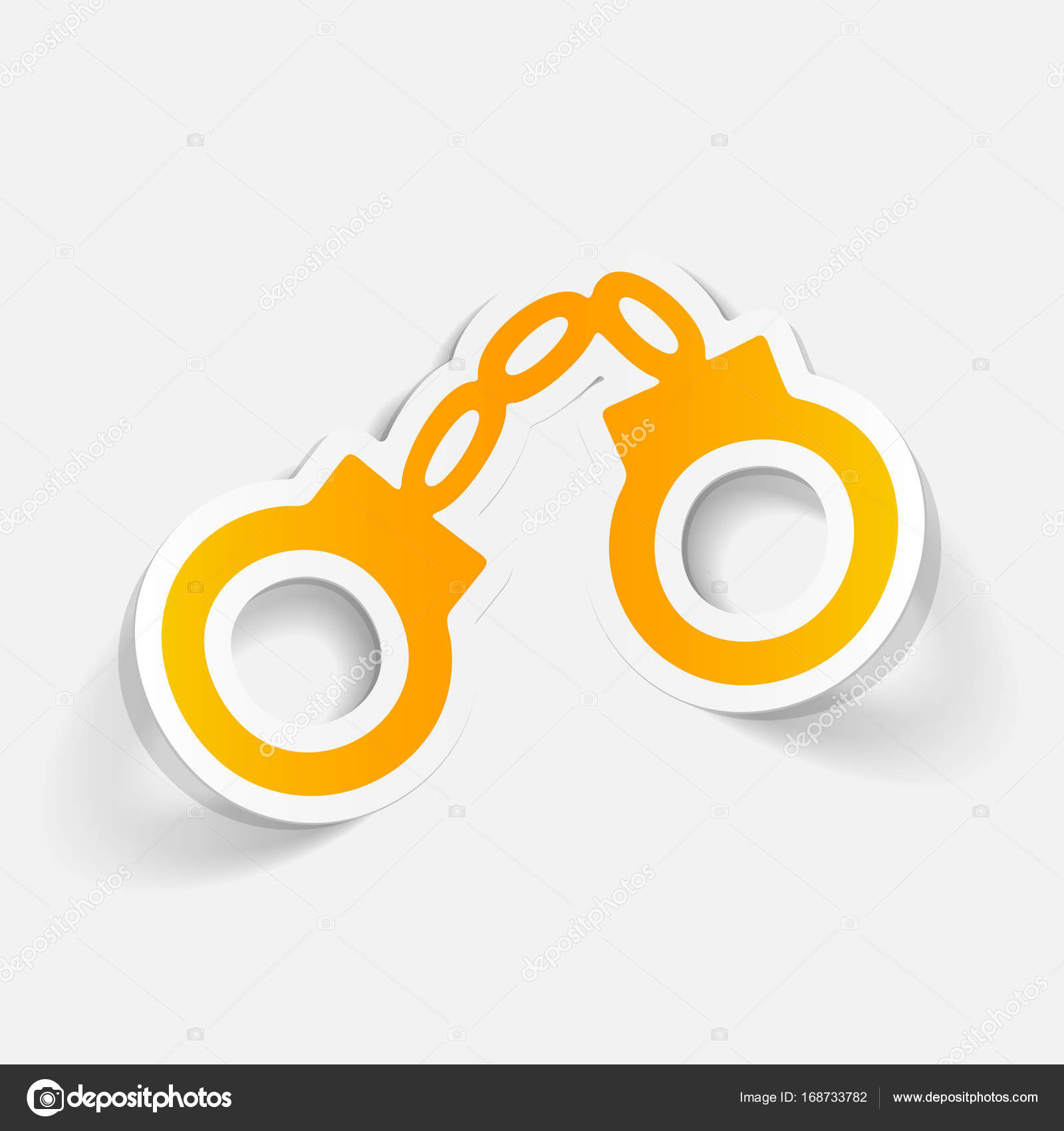 Realistic design element: handcuffs Stock Vector by ©Palau83 168733782