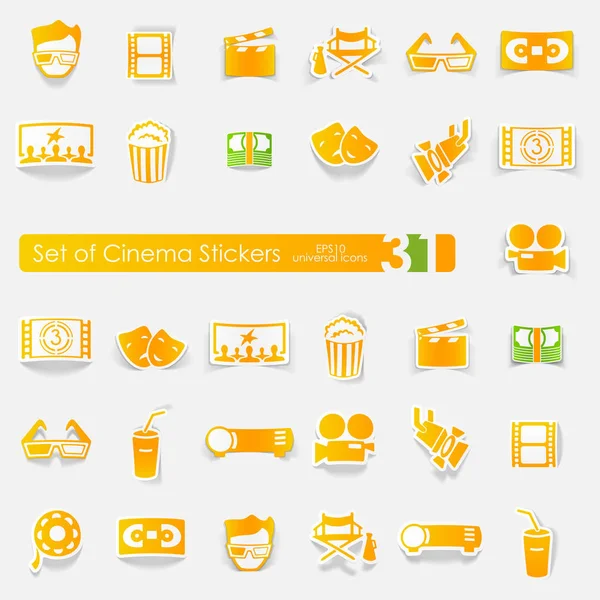 Set of cinema icons Stock Vector by ©Palau83 65427583