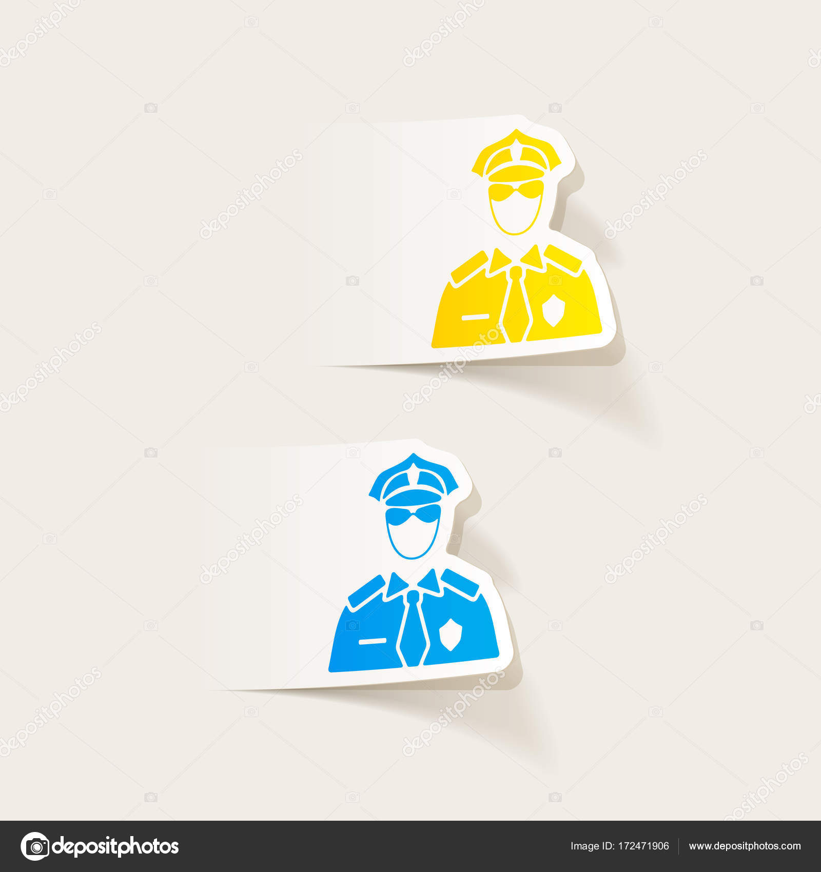 Bookmarks design police officers Stock Vector by ©Palau83 172471906
