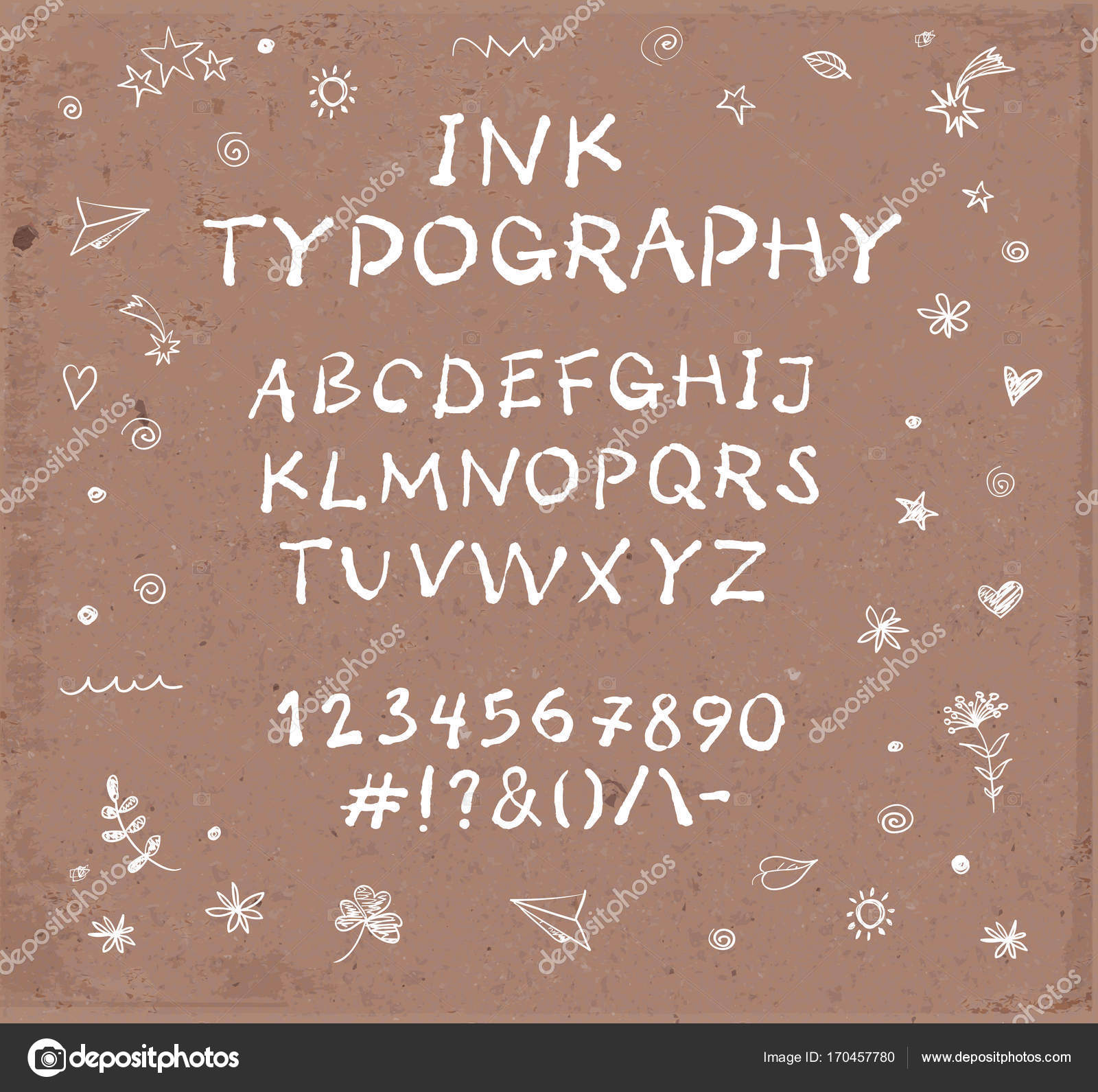 Doodle sketch font Stock Vector Image by ©Elinacious #170457780