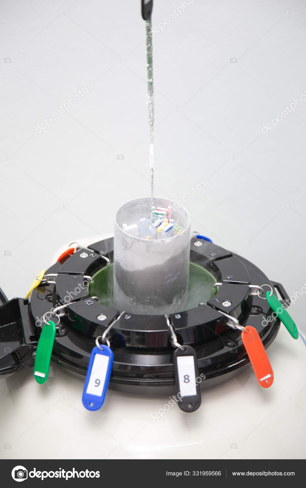Sperm Freezing Storage Liquid Nitrogen Tank Laboratory Infertility ...
