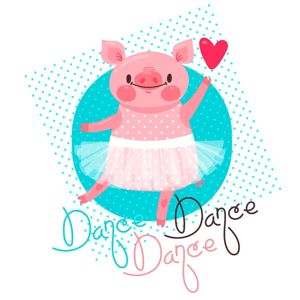 Pig dancing Vector Art Stock Images | Depositphotos