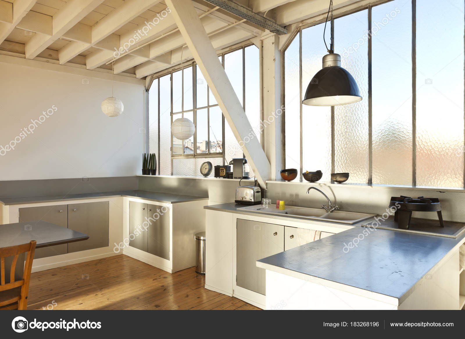 Vintage Loft Kitchen