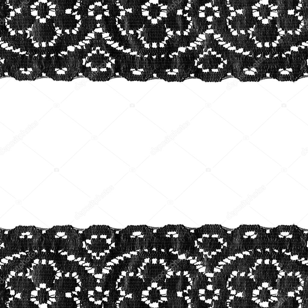 Black Lace Border Frame