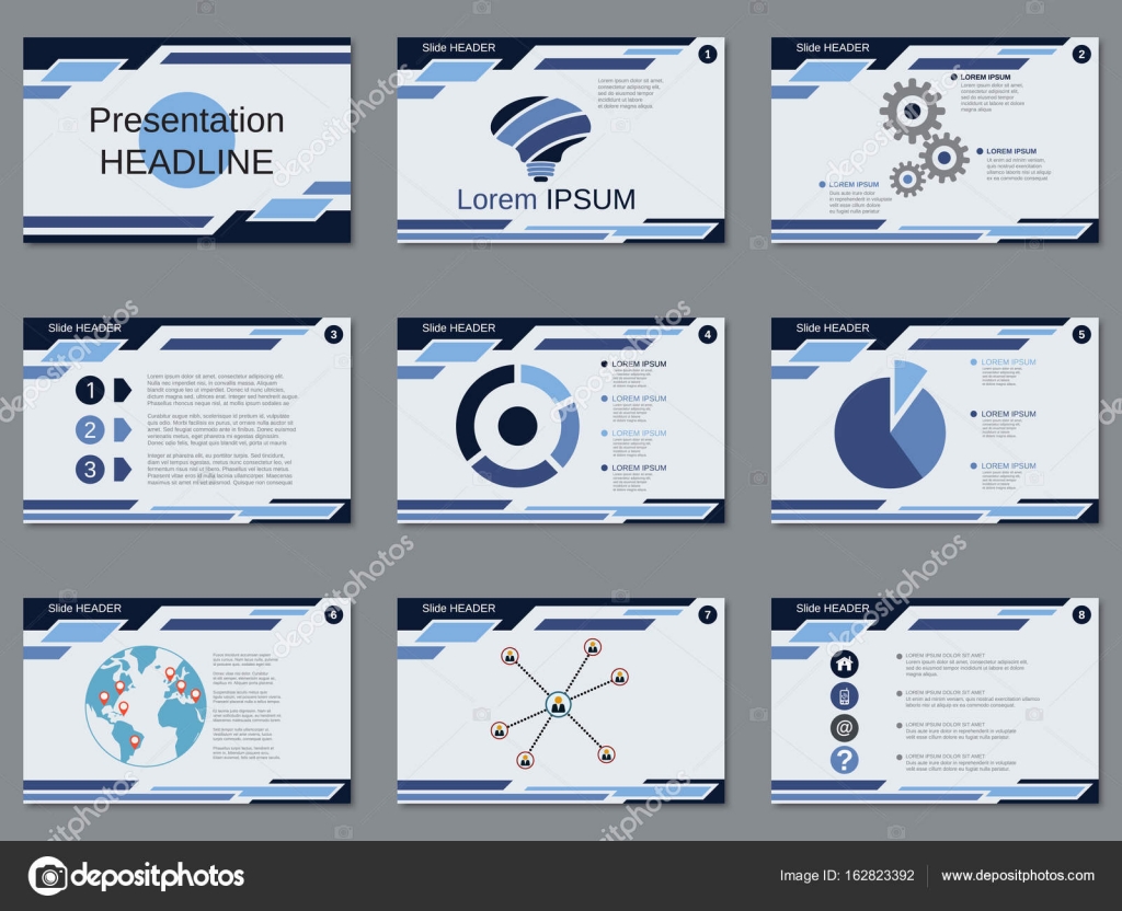 Plantilla de vector de presentación profesional Vector de stock ...
