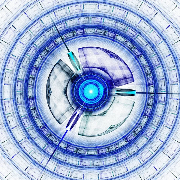 Mystical portal of time. Gate of universe. 3D surreal illustration ...