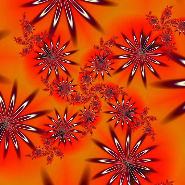 Chaos of colors. 3D surreal illustration. Sacred geometry. Mysterious ...