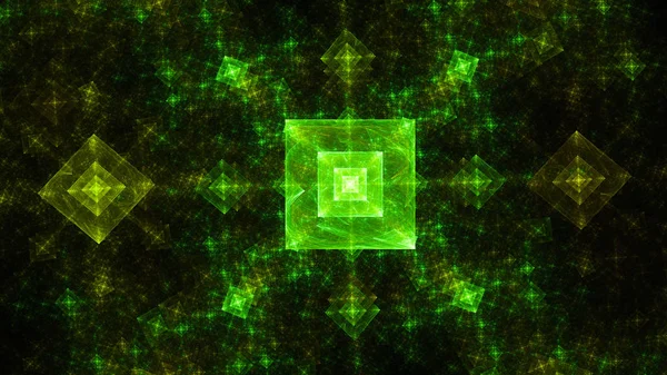 Pattern of broken mirrors. 3D surreal illustration. Sacred geometry ...