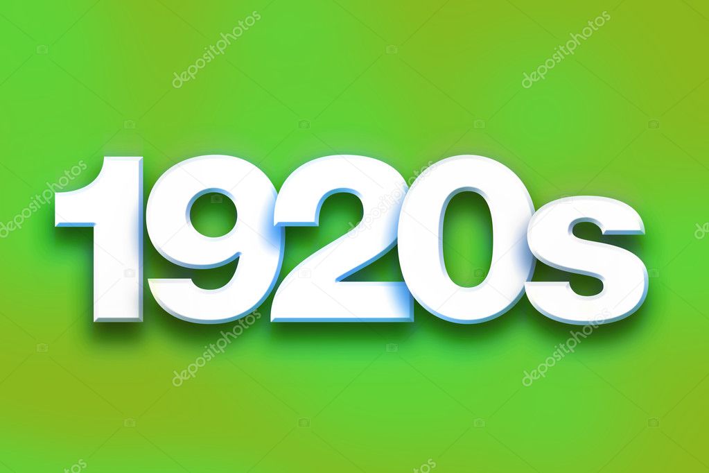 1920s Concept Colorful Word Art — Stock Photo © enterlinedesign #127530586