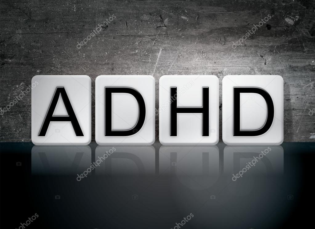 ADHD Tiled Letters Concept and Theme Stock Photo by ©enterlinedesign ...