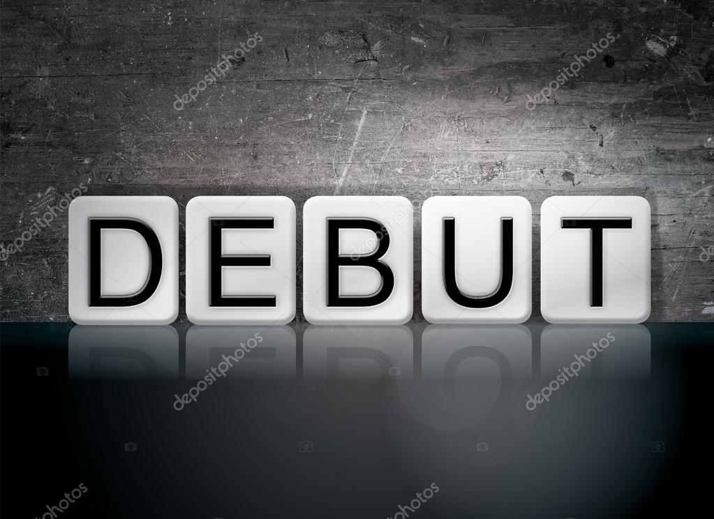 Debut Tiled Letters Concepto y tema — Foto de stock #127550002 ...