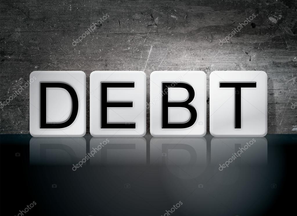 Debt Tiled Letters Concept and Theme Stock Photo by ©enterlinedesign ...