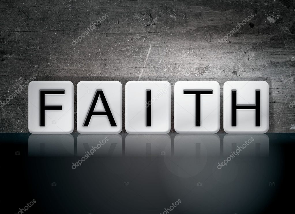 Faith Tiled Letters Concept and Theme — Stock Photo © enterlinedesign ...