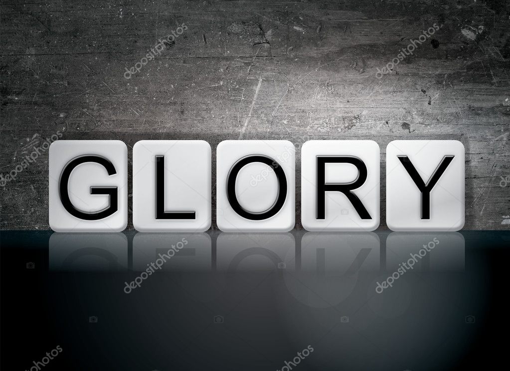 Glory Tiled Letters Concept and Theme Stock Photo by ©enterlinedesign ...