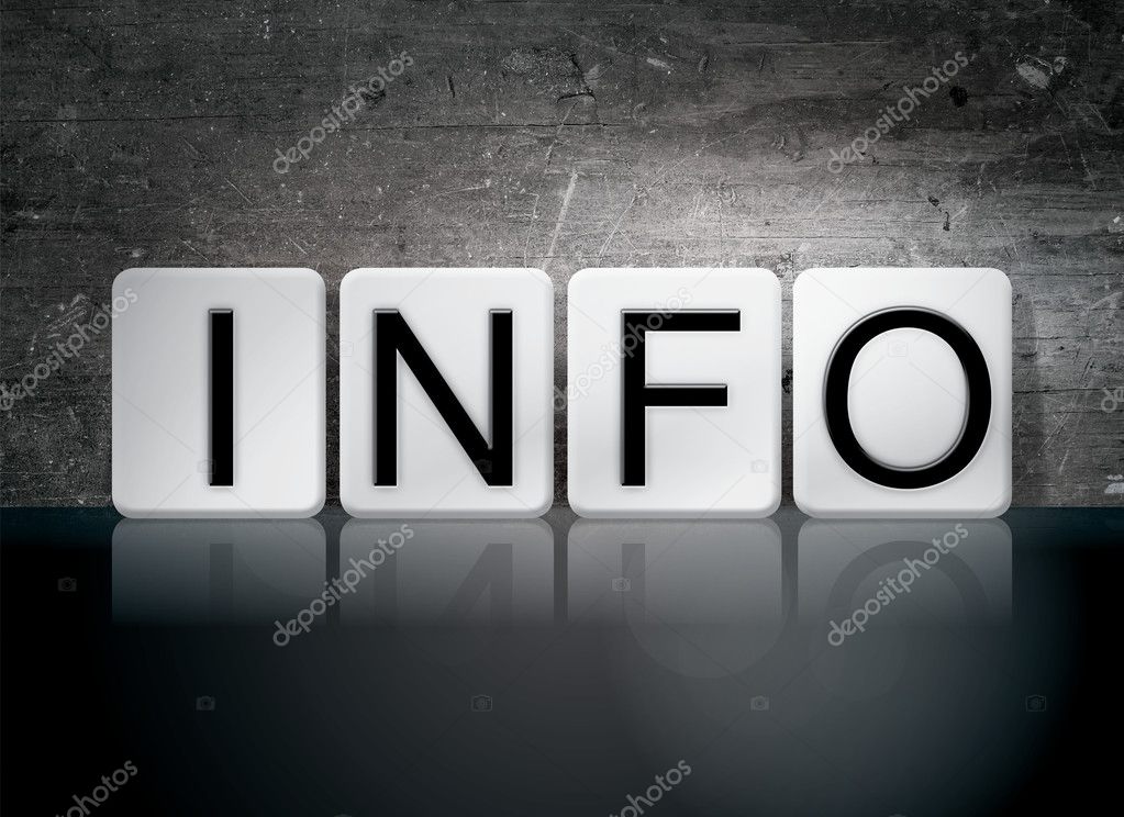 Info Tiled Letters Concept and Theme — Stock Photo © enterlinedesign ...