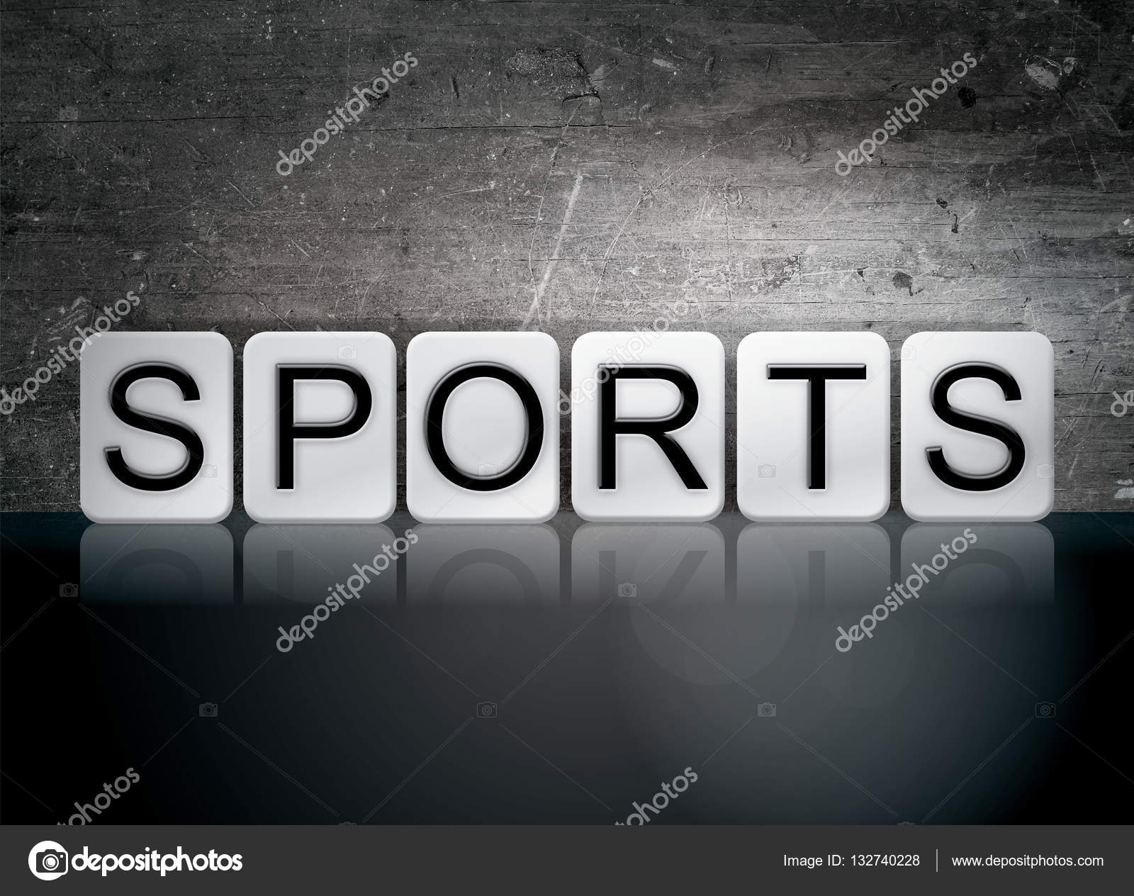 Sports Tiled Letters Concept and Theme — Stock Photo © enterlinedesign ...