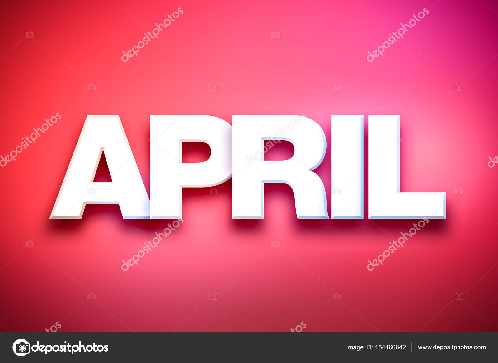 April Word Art