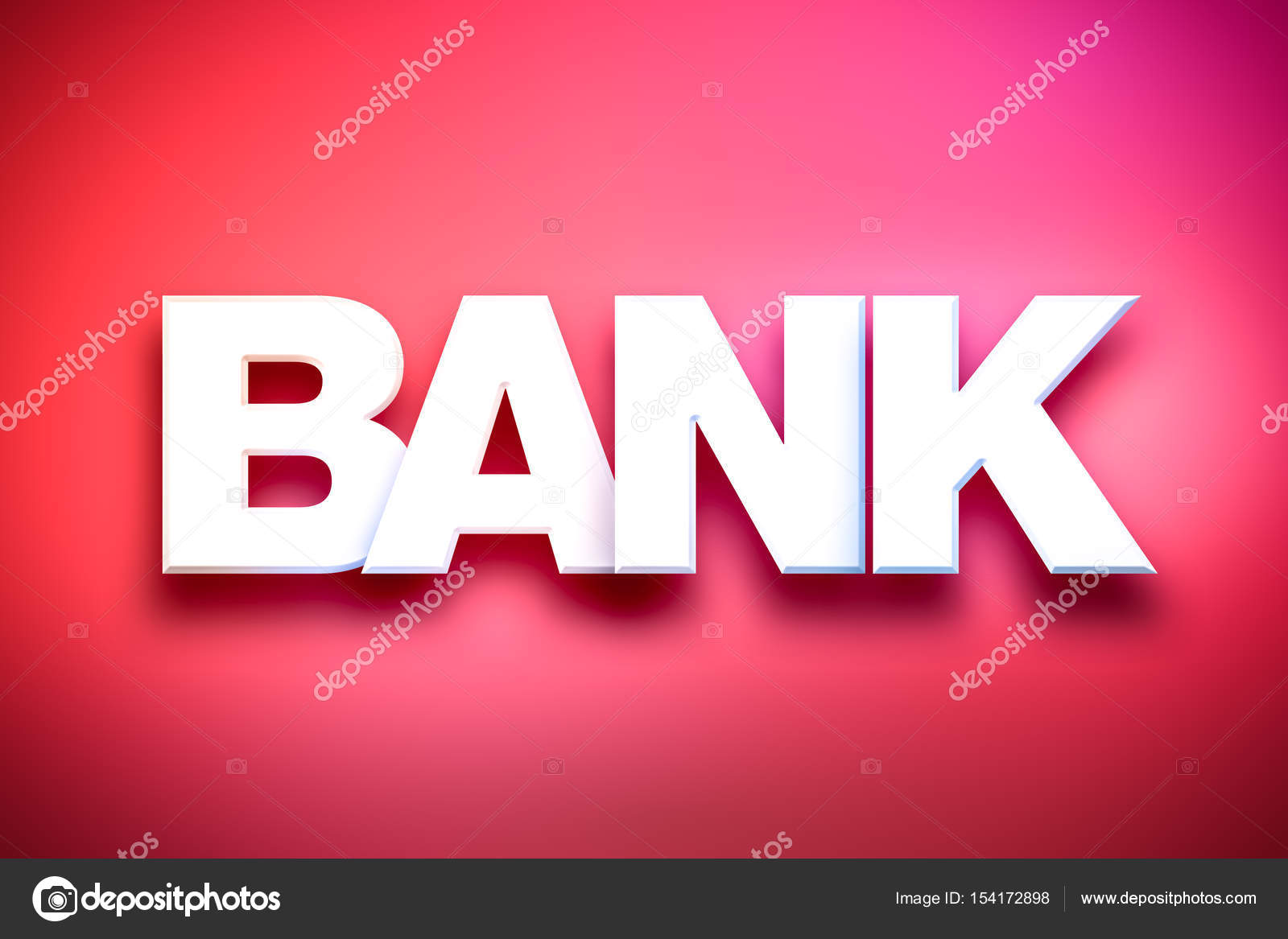 Bank Theme Word Art on Colorful Background — Stock Photo ...