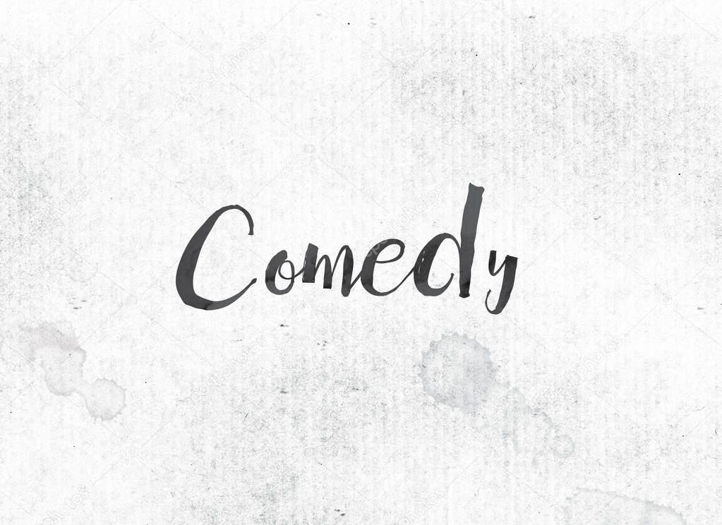 Comedy Concept Painted Ink Word and Theme — Stock Photo ...