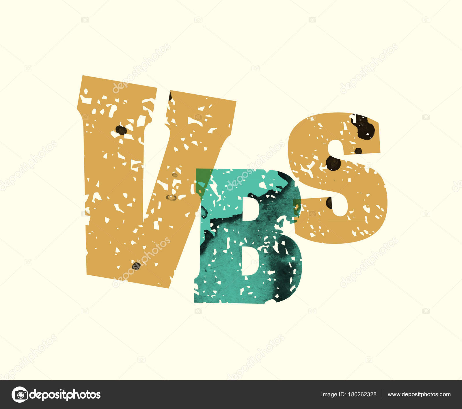VBS Concept Stamped Word Art Illustration Stock Vector Image by ...