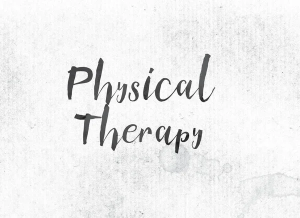 Physical Therapy Concept Painted Watercolor Word Art Stock Photo by ...