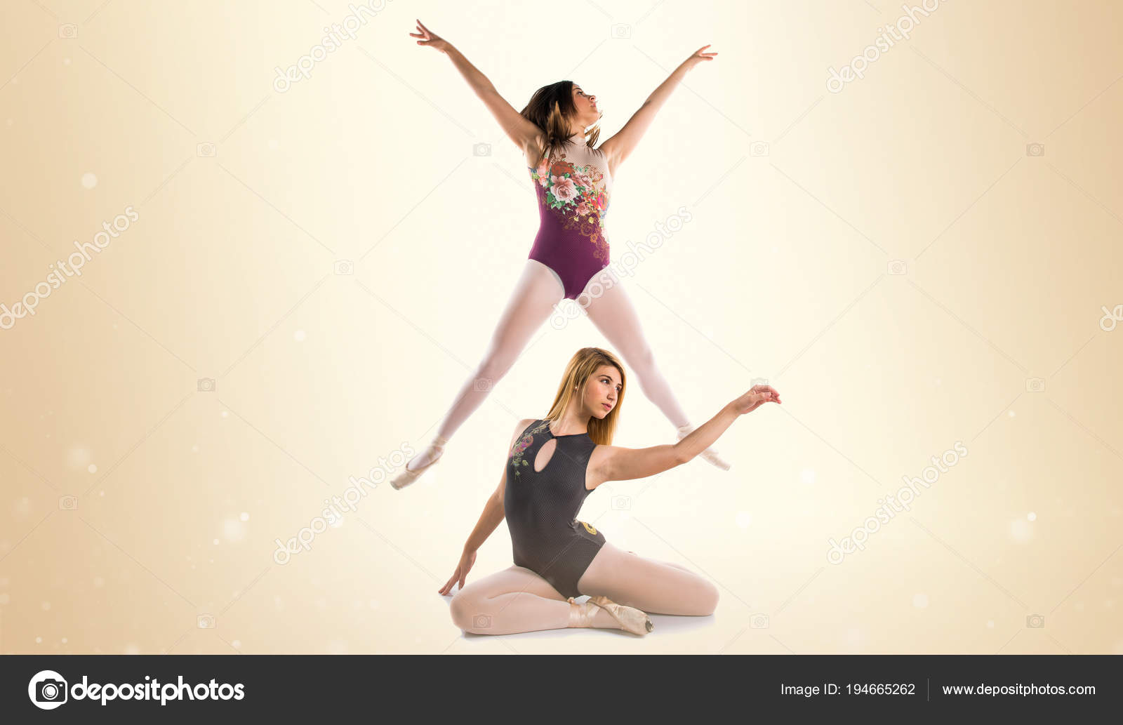 Two girls dancing ballet Stock Photo by ©luismolinero 194665262