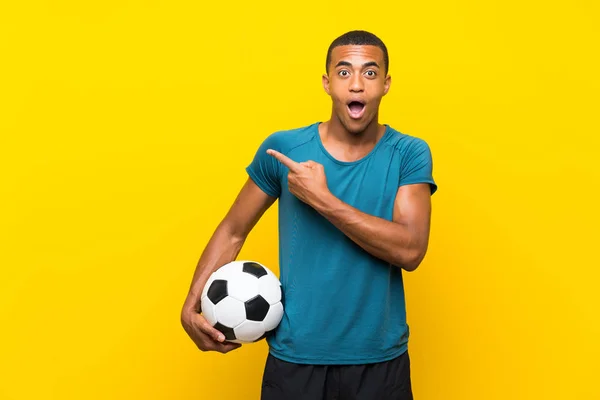 Shocked African American Football Fan Face Painted Brazilian Flag ...