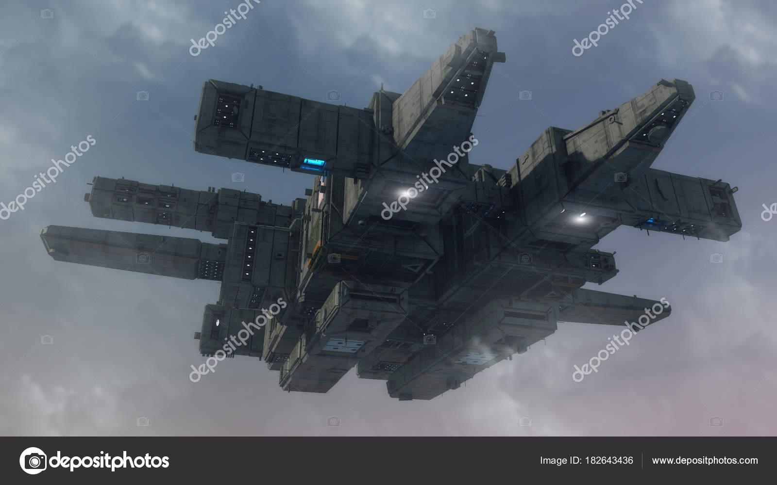 Alien Spaceship Concept Art