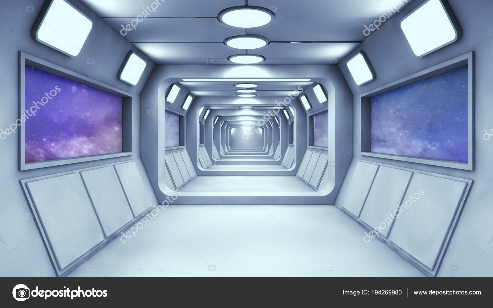 Anime Spacecraft Interiors
