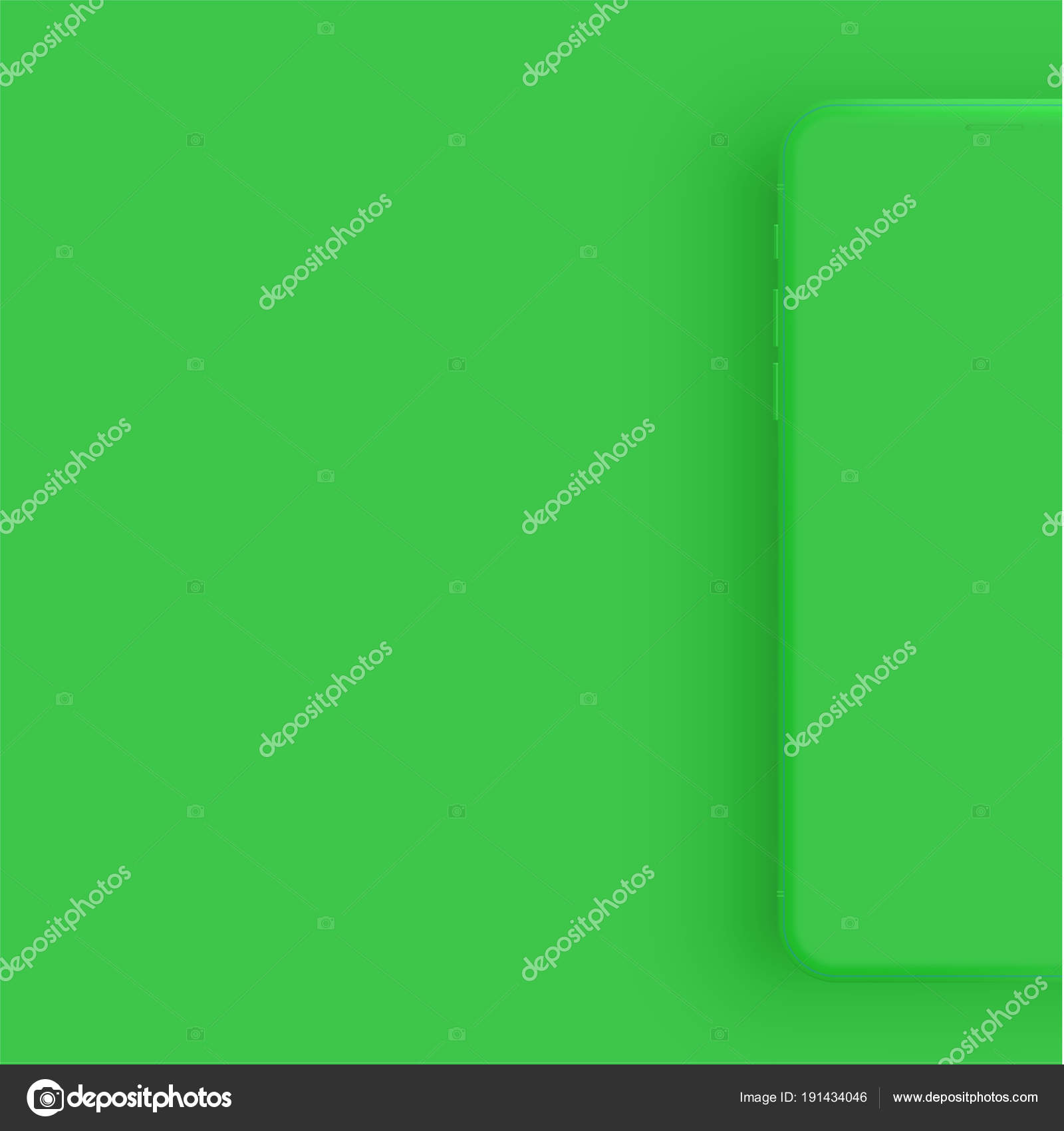 Realistic matte colorful phone, vector illustration Stock Vector by ...