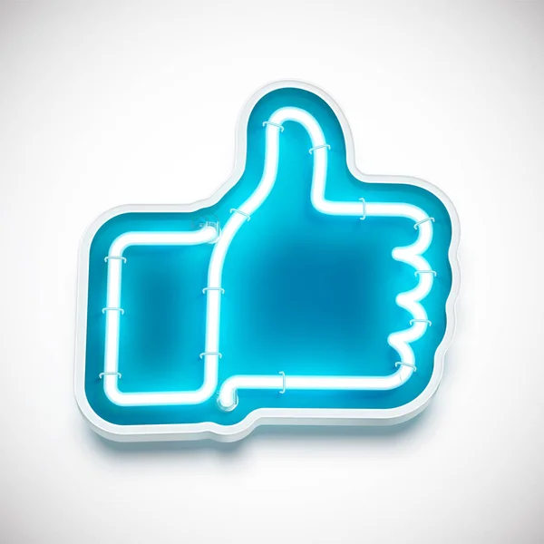 Realistic neon like sign, vector illustration Stock Vector by ©Seby87 ...