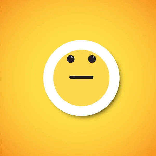 Yellow cute emoticon sticker, vector illustration Stock Vector by ...