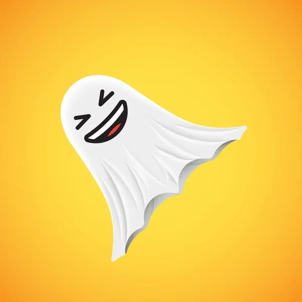 Emoticon hantu yang sangat rinci, ilustrasi vektor Vektor Stok oleh ...