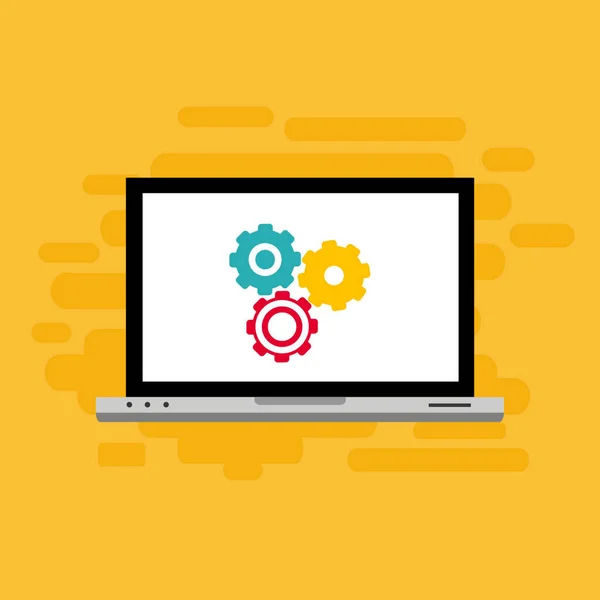 computer service creative illustration vector of graphic , laptop ...