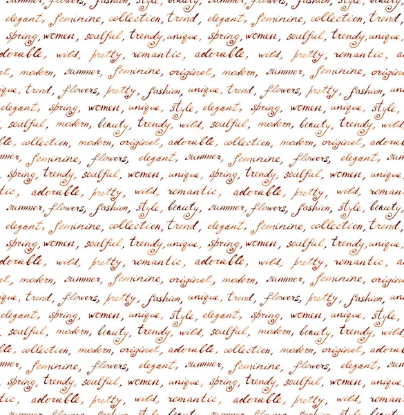 Hand written text - lorem ipsum text. Repeating pattern, handwritten ...