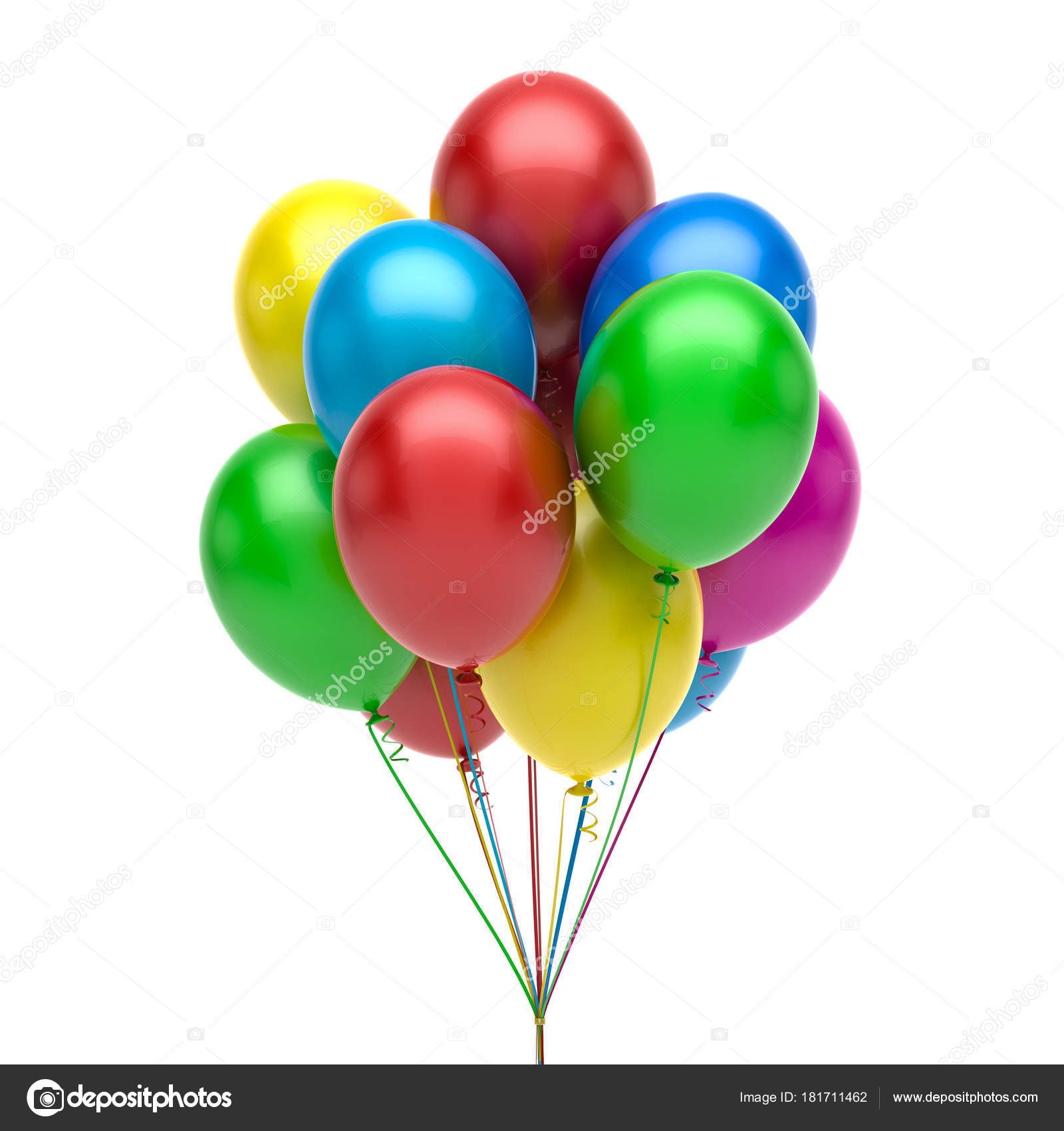 Colorful balloons Stock Photo by ©md3d 181711462