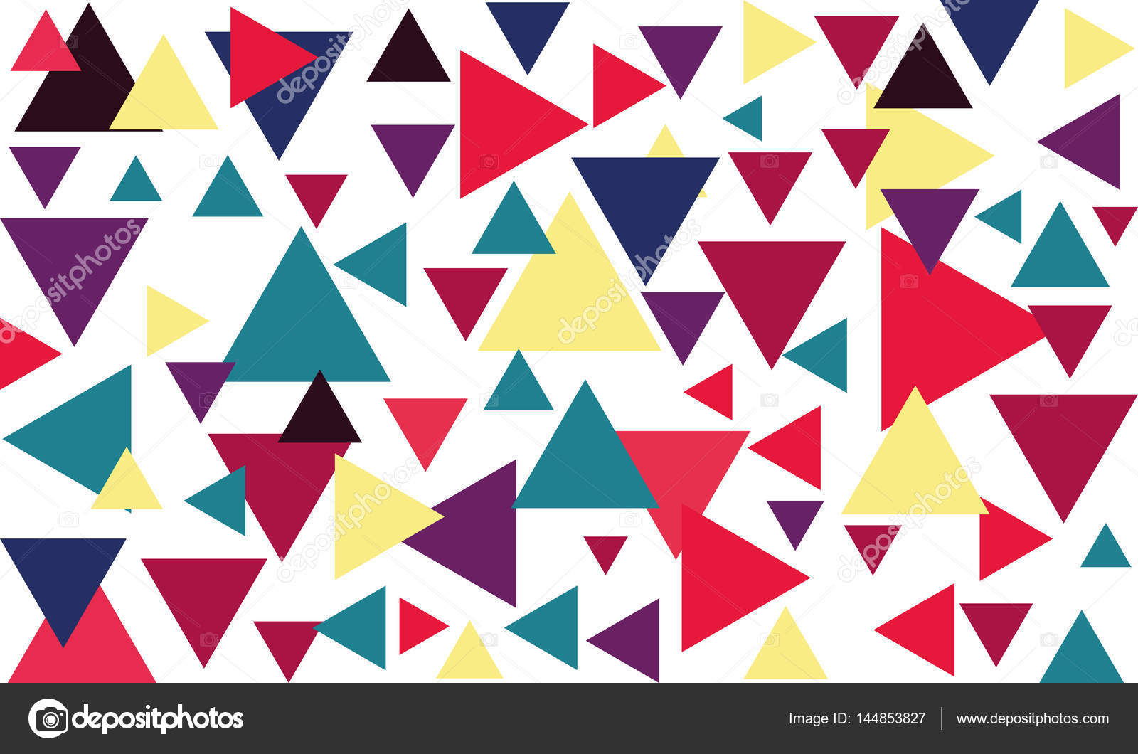 Vector background with color figures — Stock Vector © lenshik #144853827