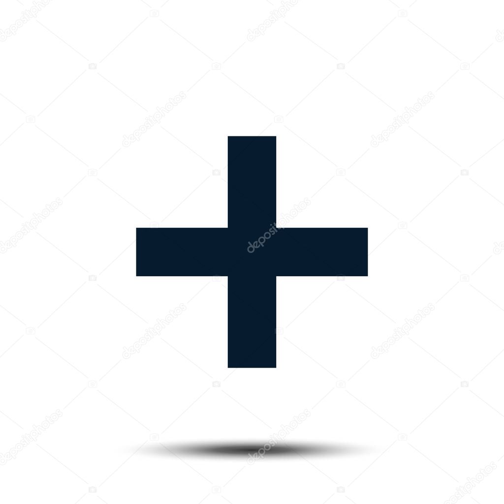 Señal de cruce Vector Logo Plantilla Ilustración EPS 10 Vector de stock ...