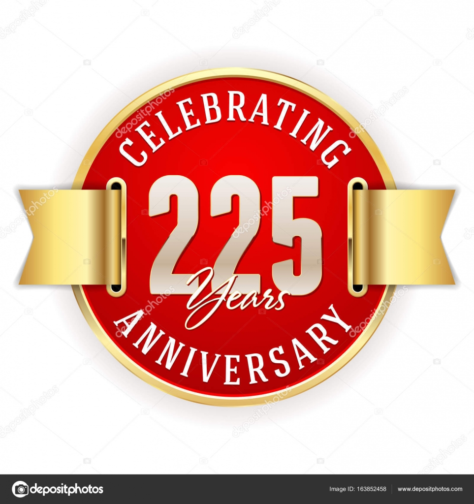 Celebrando el 225 Aniversario Vector de stock por ©newartgraphics 163852458 Celebrando el 225 Aniversario Vector de stock por ©newartgraphics 163852458