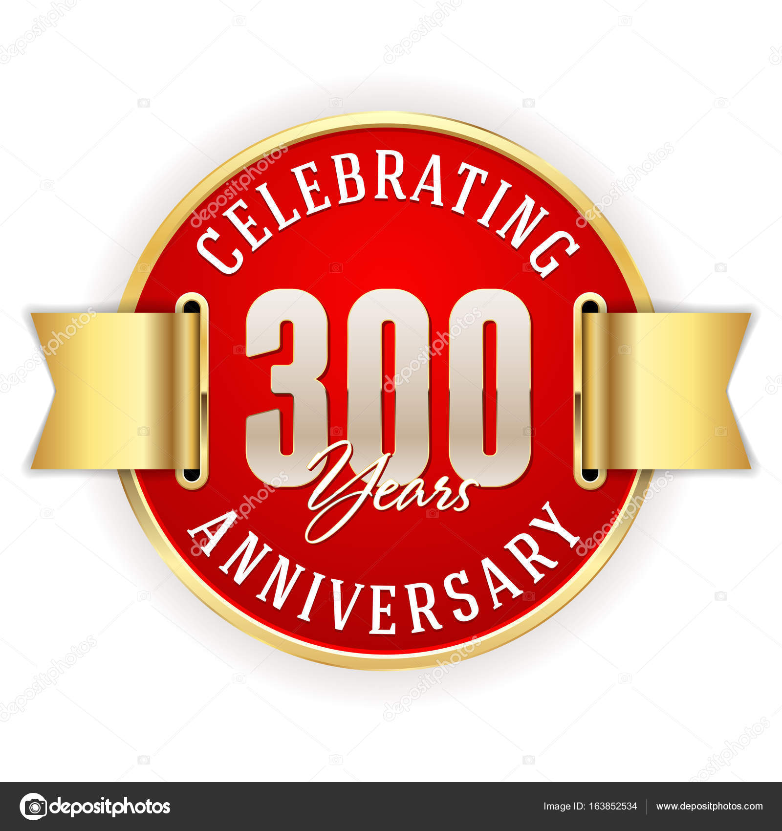 Celebrating 300 Years Anniversary Stock Vector by ©newartgraphics 163852534