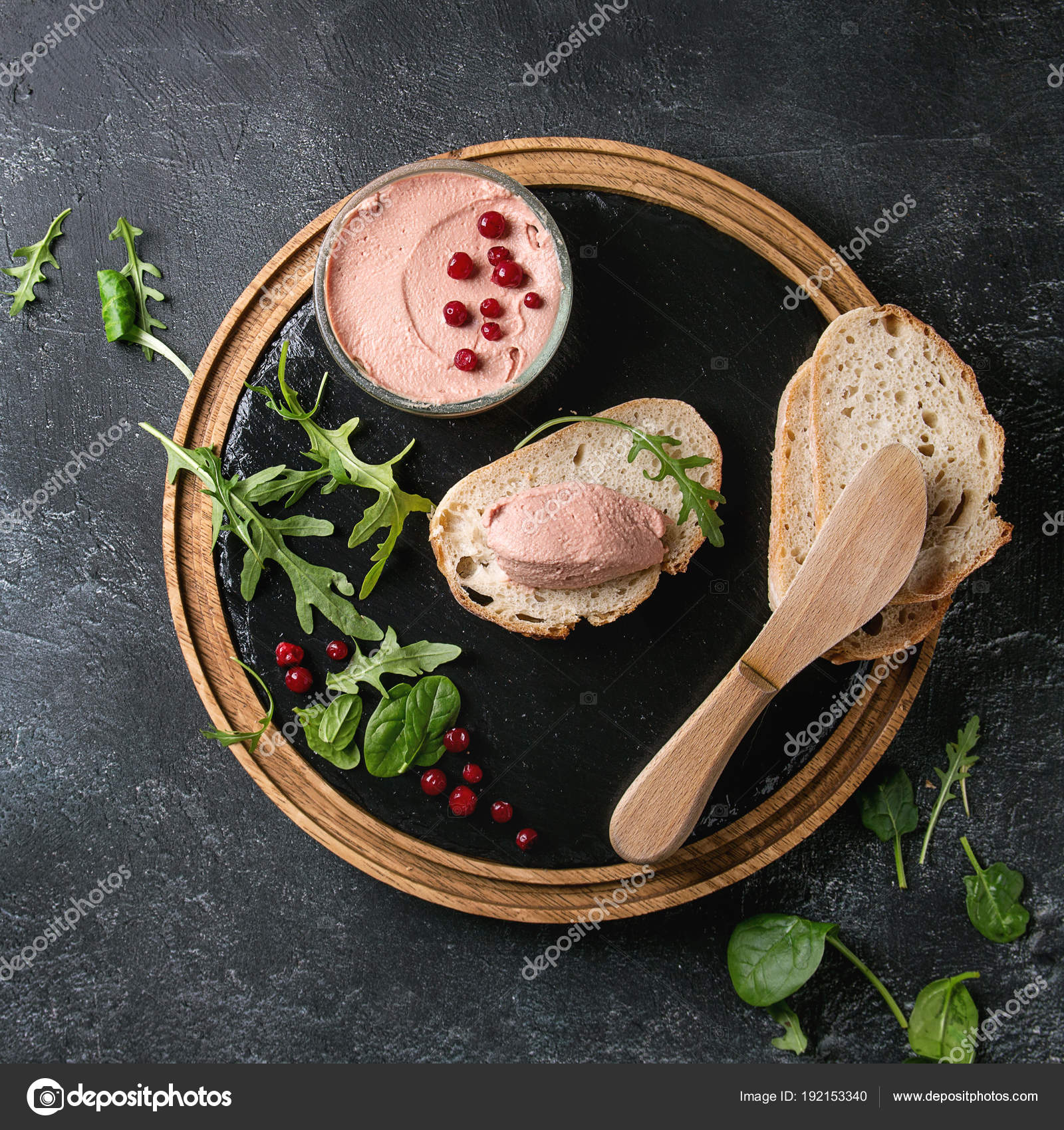 Liver paste with bread Stock Photo by ©NatashaBreen 192153340