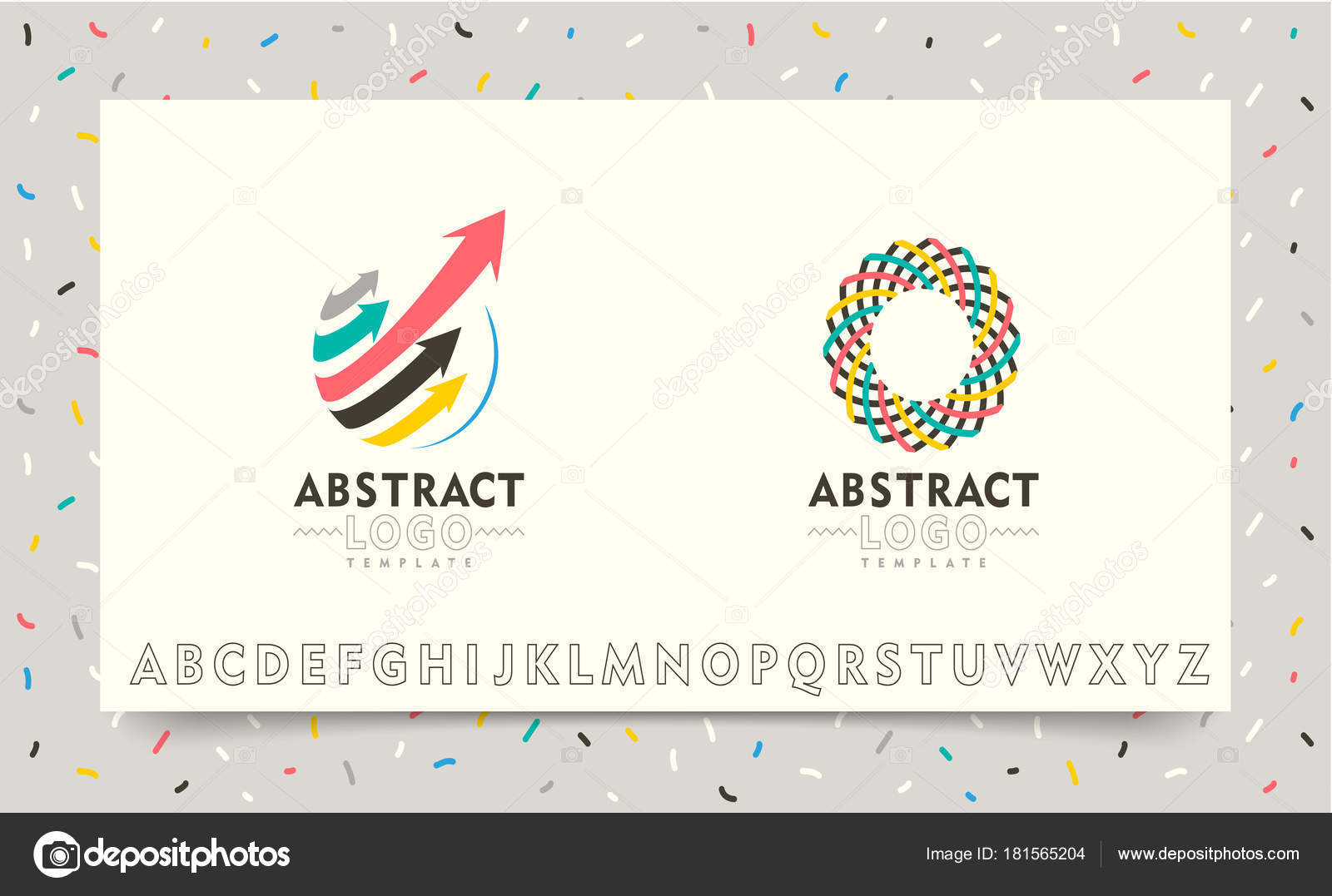 Vector Abstract Logo Brand Company Design Modern Background Template ...