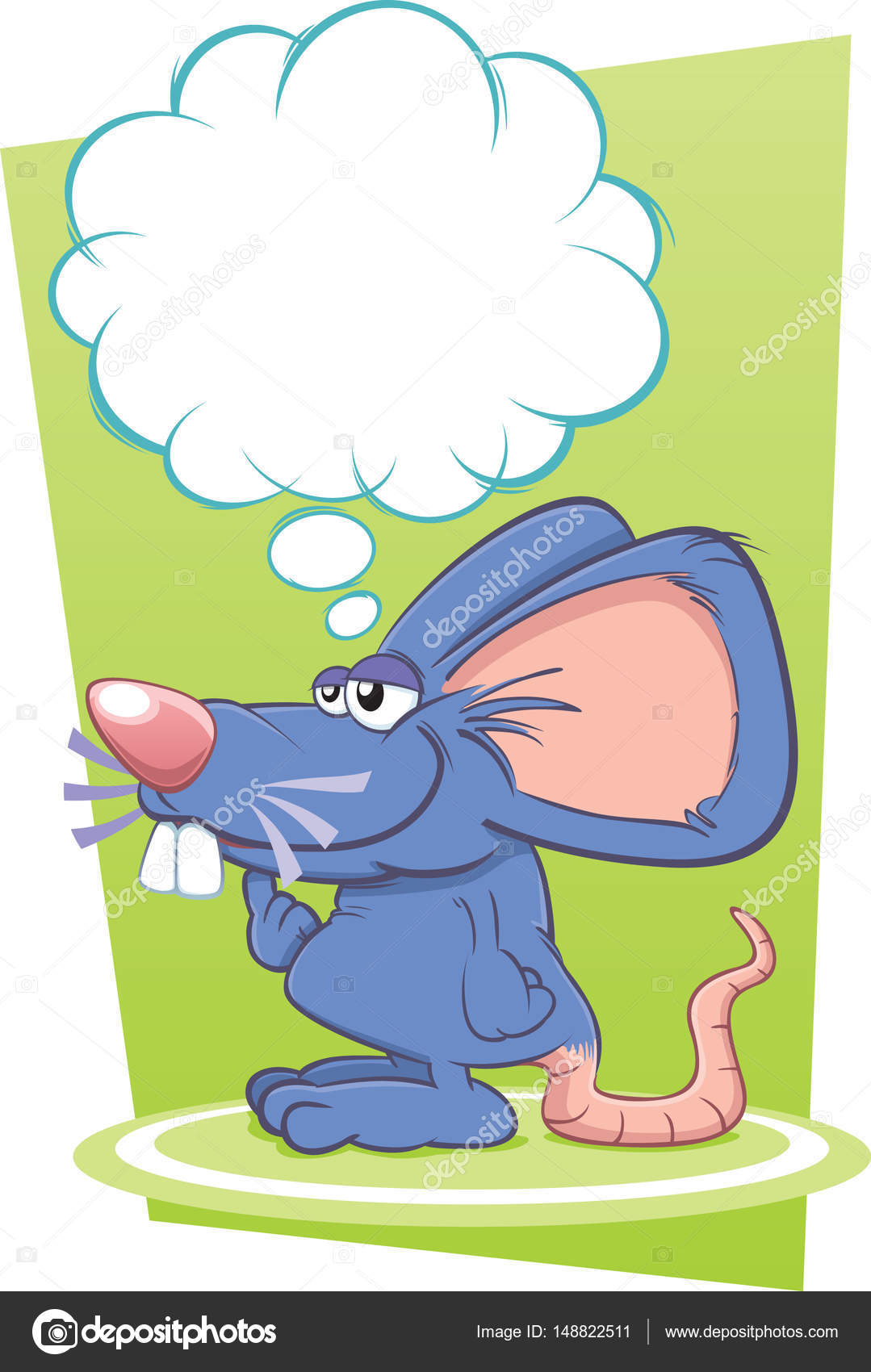 The thoughtful mouse Stock Illustration by ©scribbles-toons #148822511